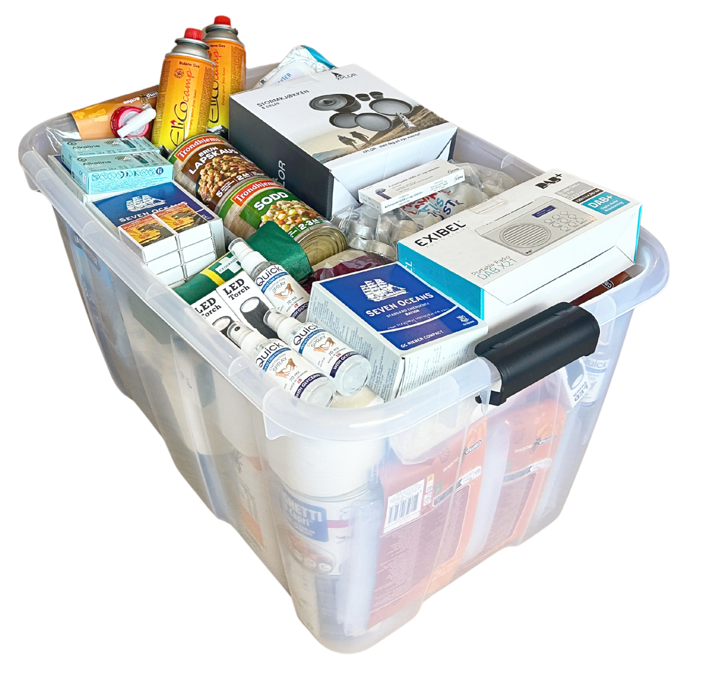 Komplett Beredskapslager - Familie – NOR Beredskap